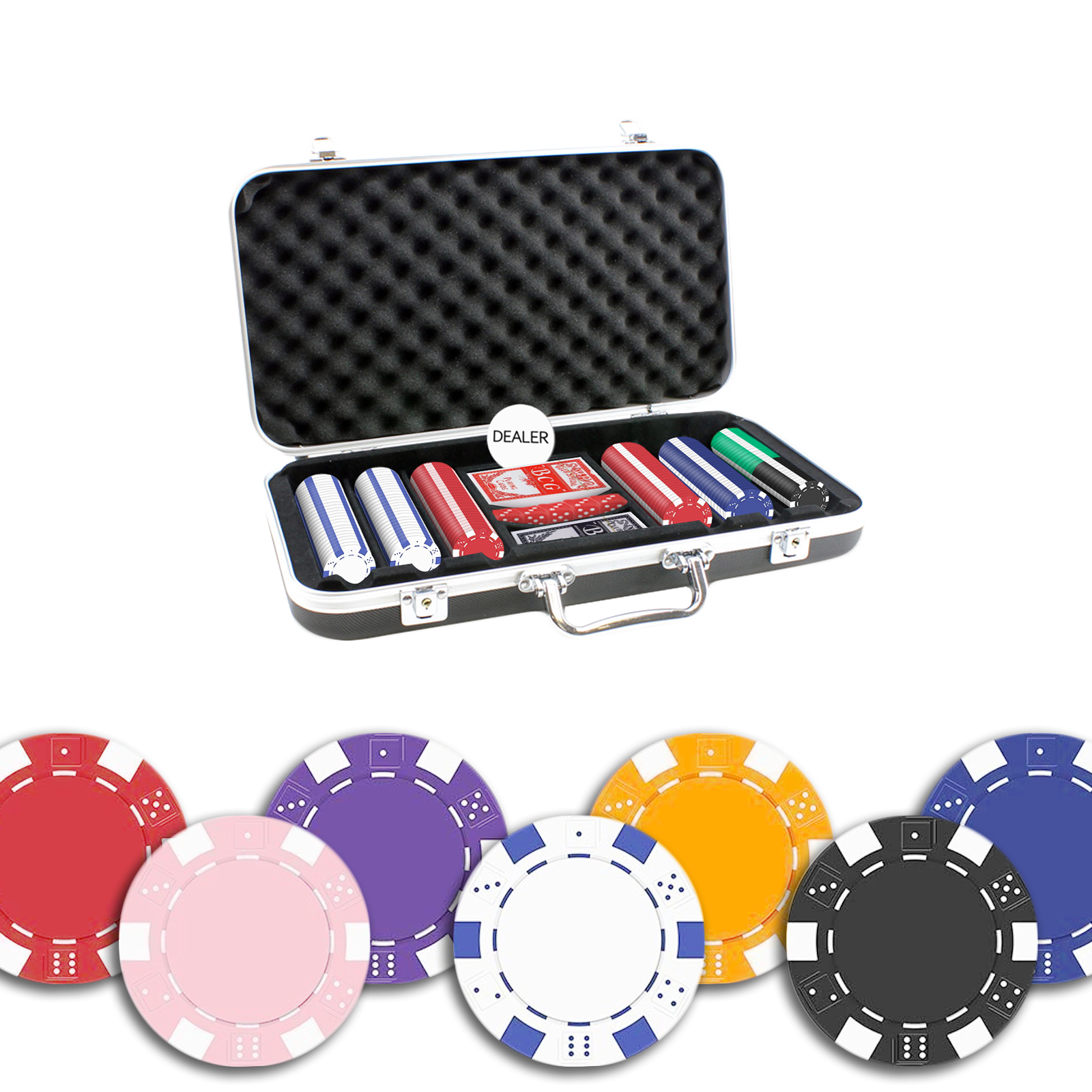 The Dice Chips – Plastic Chips, Classic Style