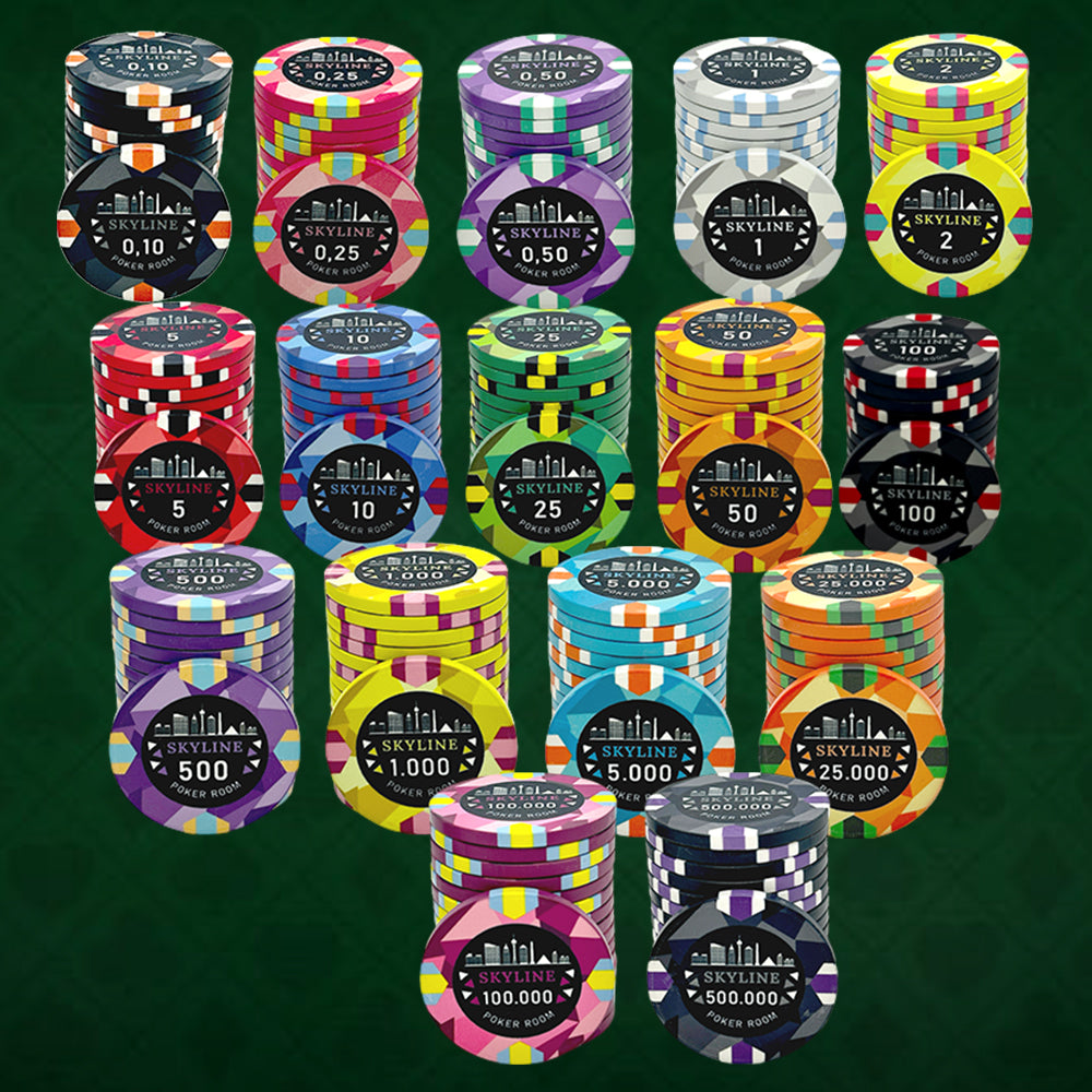 Ceramic Poker Set – Full Print, Pro Quality Chips