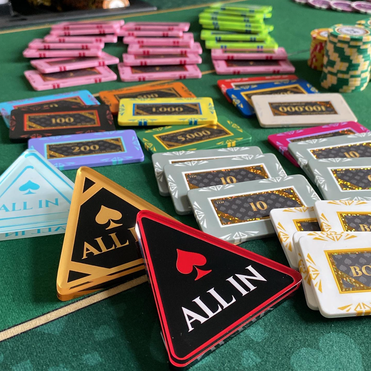 Plaques Poker | Poker Plaques Sets | Poker Merchant