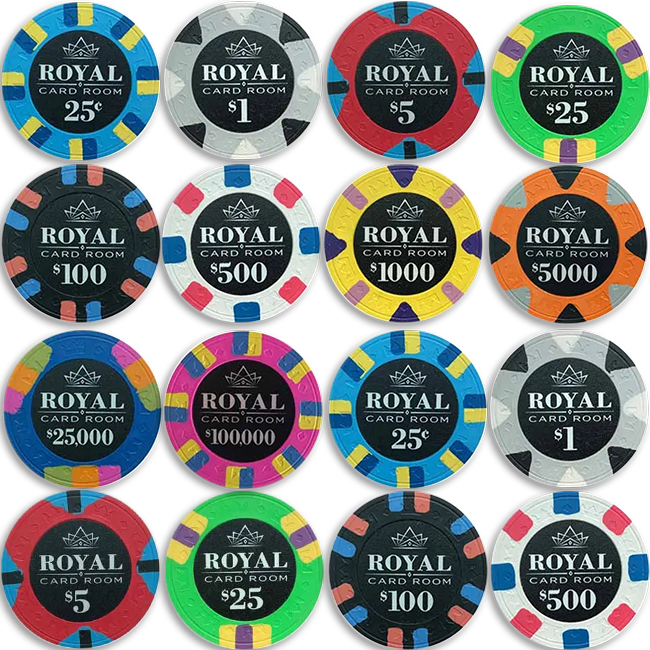 Royal 43mm Chips – Oversized Clay, 11g Weight