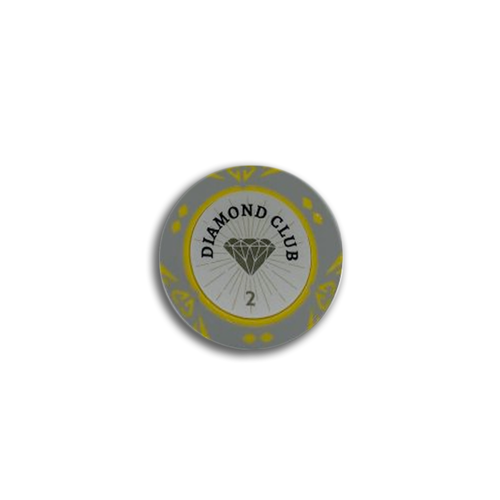 Diamond Club Poker Chip 2 | Poker Merchant
