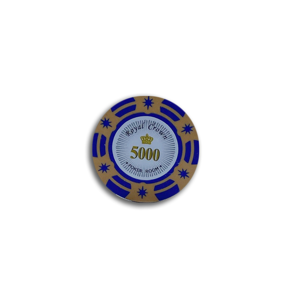Ficha da Poker Royal Crown 5000 | Poker Merchant