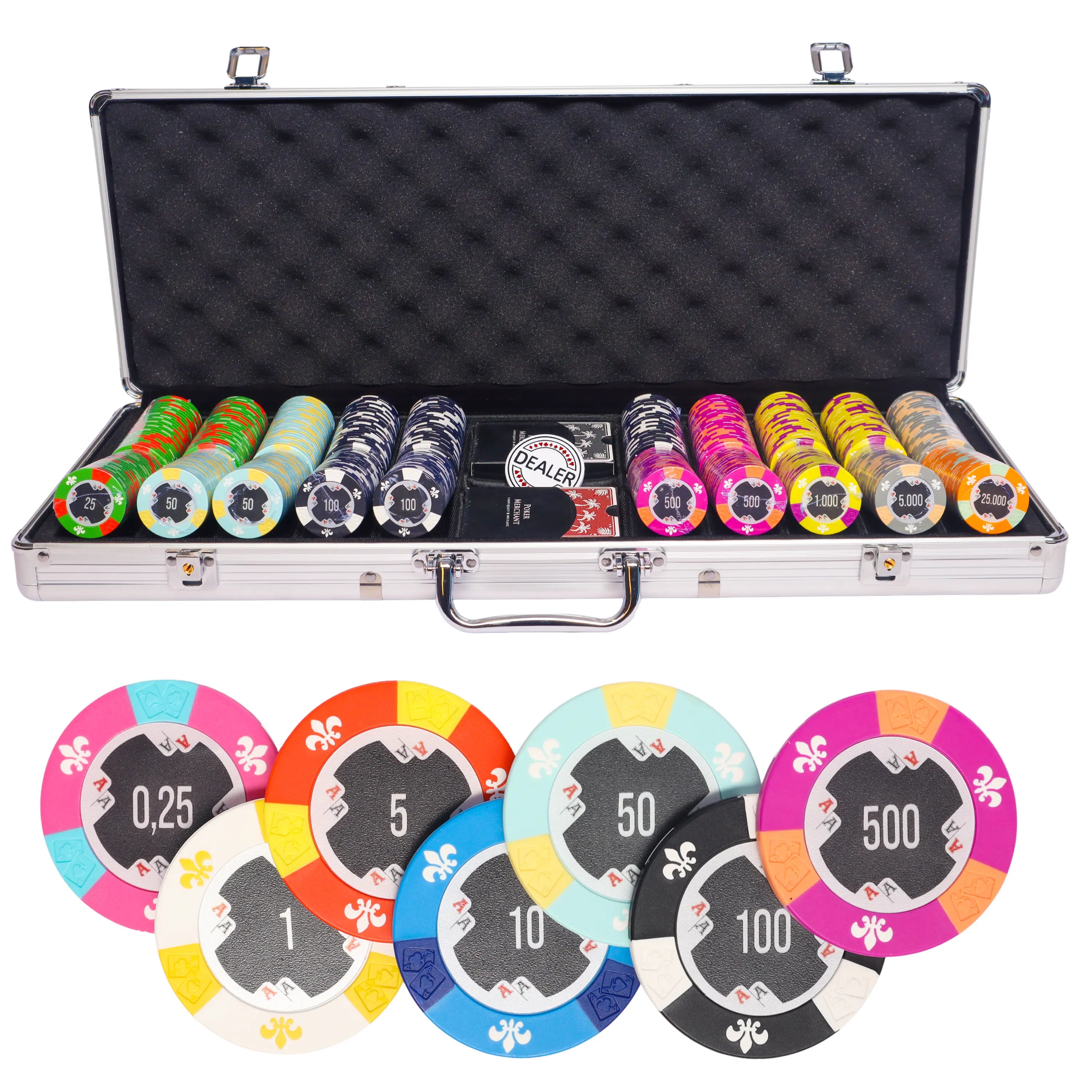 Poker Set Aces Cash Game 500 | Poker Merchant