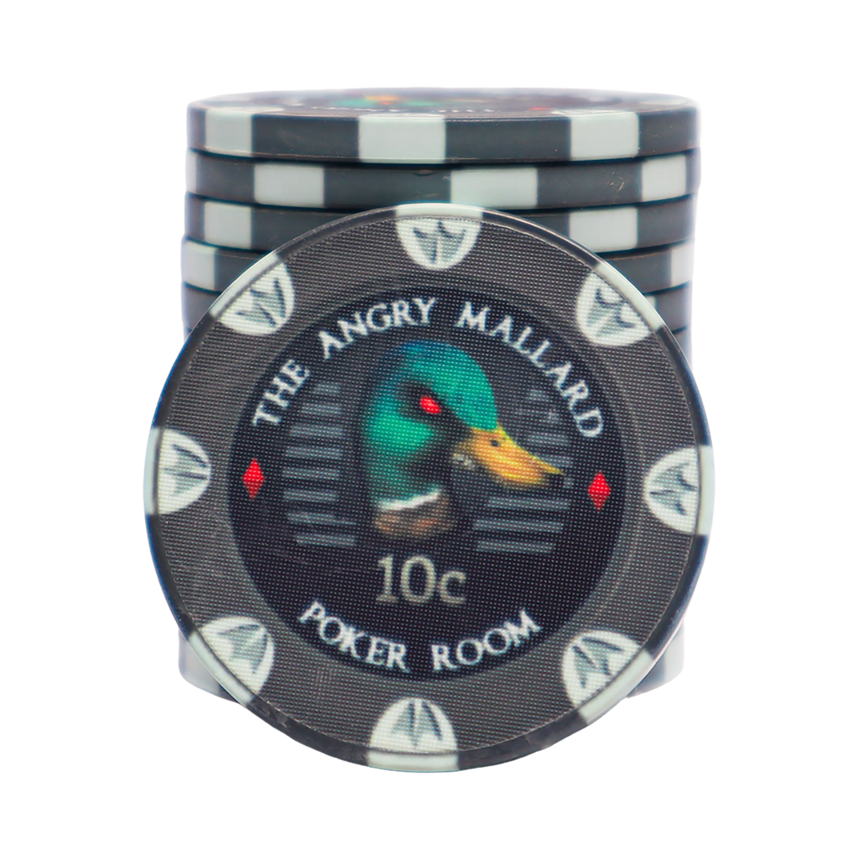 Angry Mallard Cash Game Poker Chip 10 cents