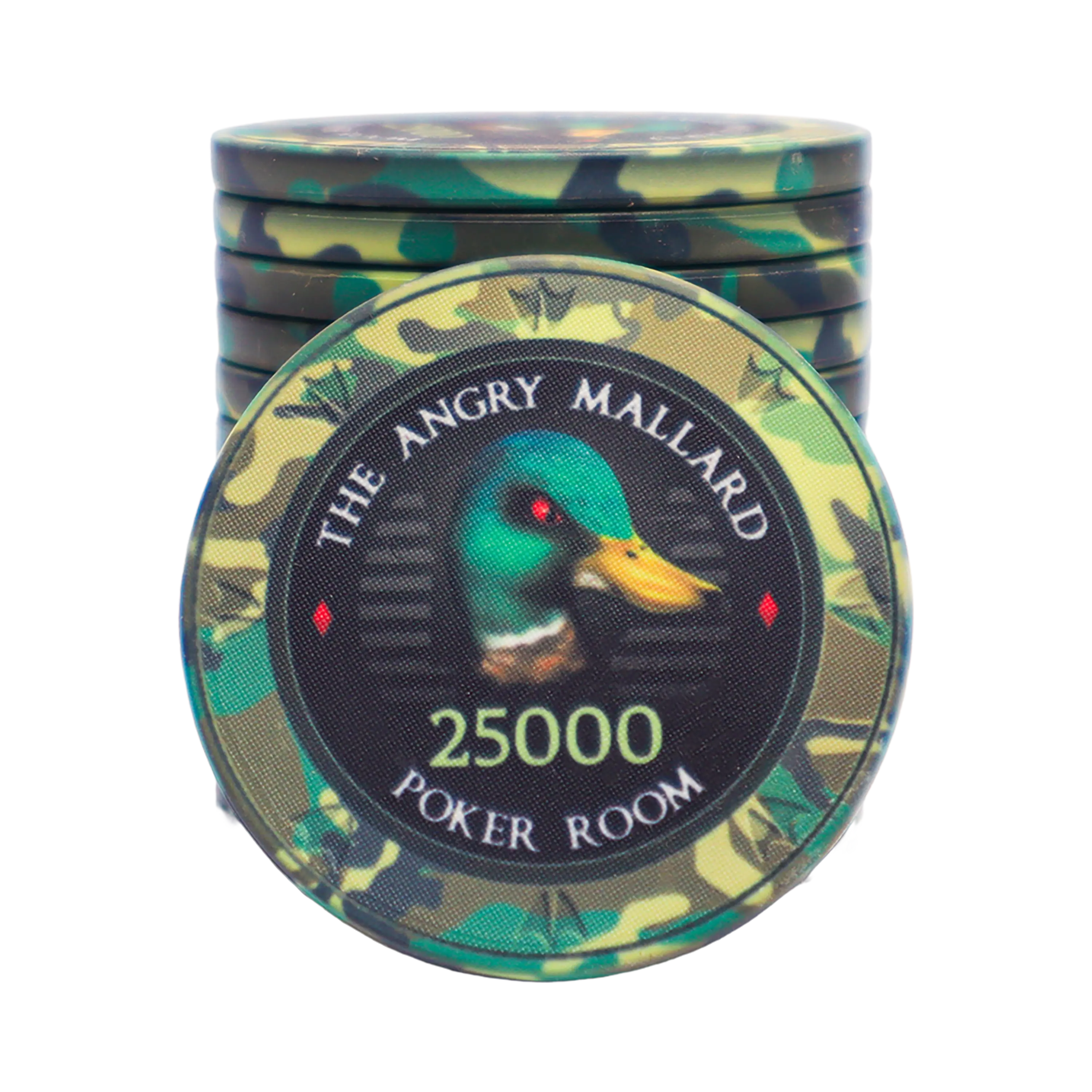 Angry Mallard Tournament Poker Chip 25.000 | Poker Merchant