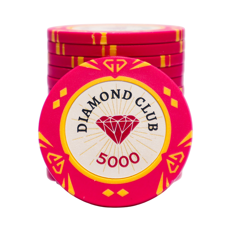 Diamond Club Poker Chip 5000 | Poker Merchant