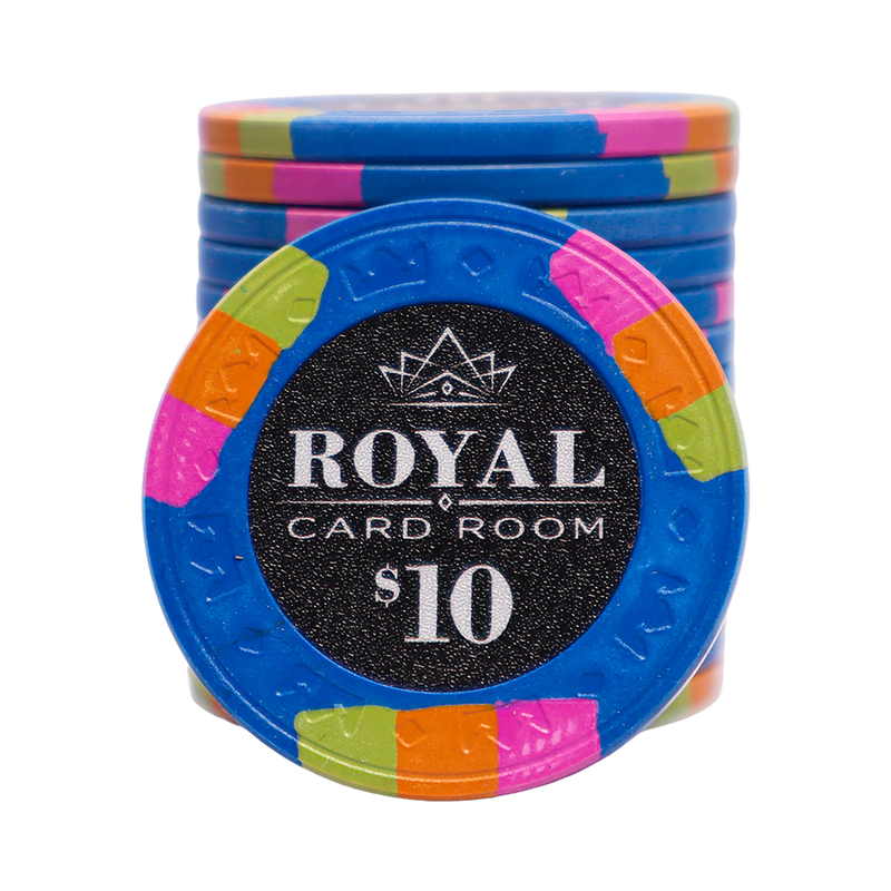 Royal 43mm Poker Chip 10 | Poker Merchant