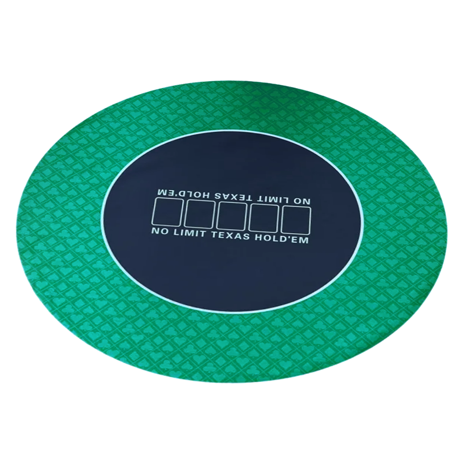 Poker Mat Round Luxury Green 120 | Poker Merchant