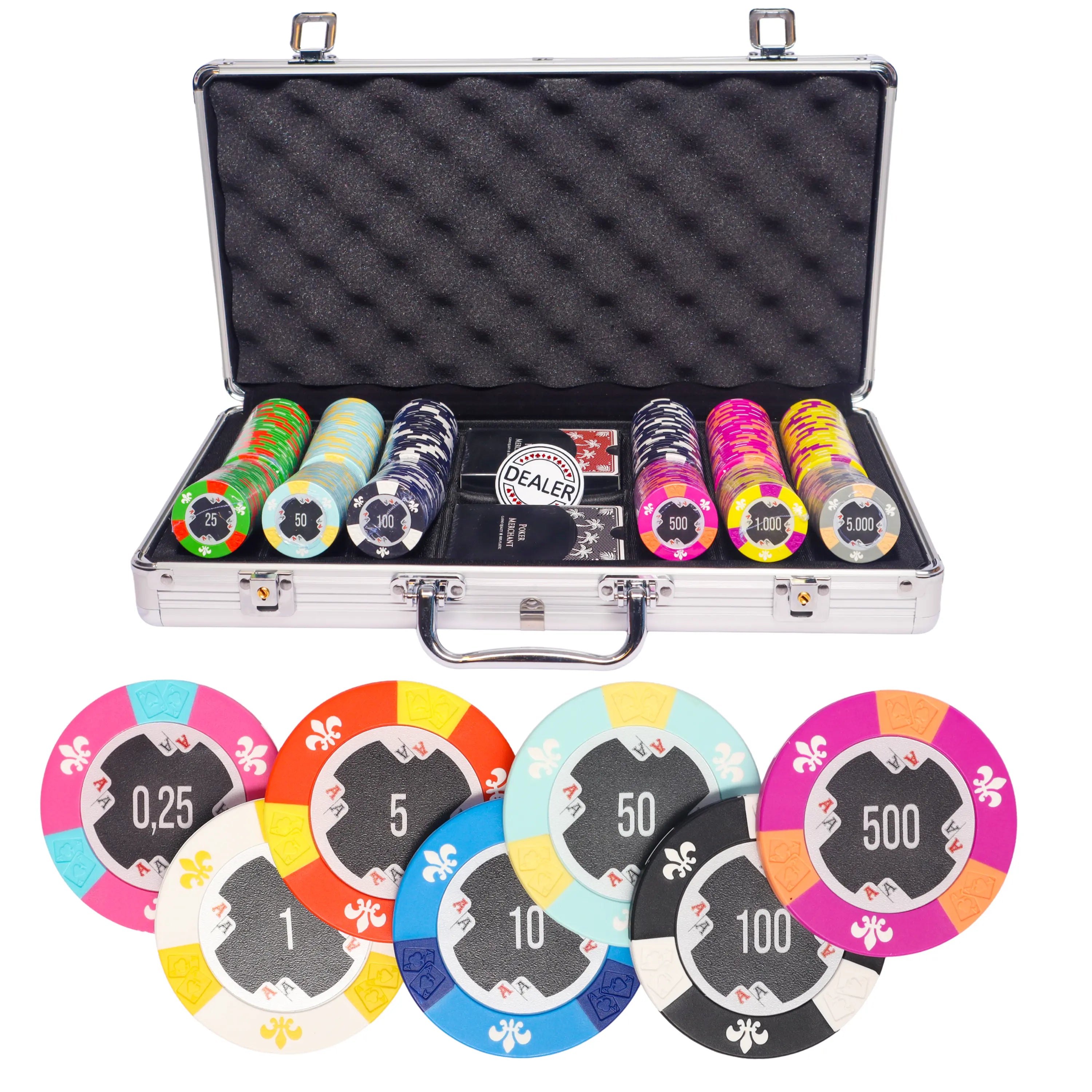 Aces Poker Sets – Composite Chips, Tournament Ready