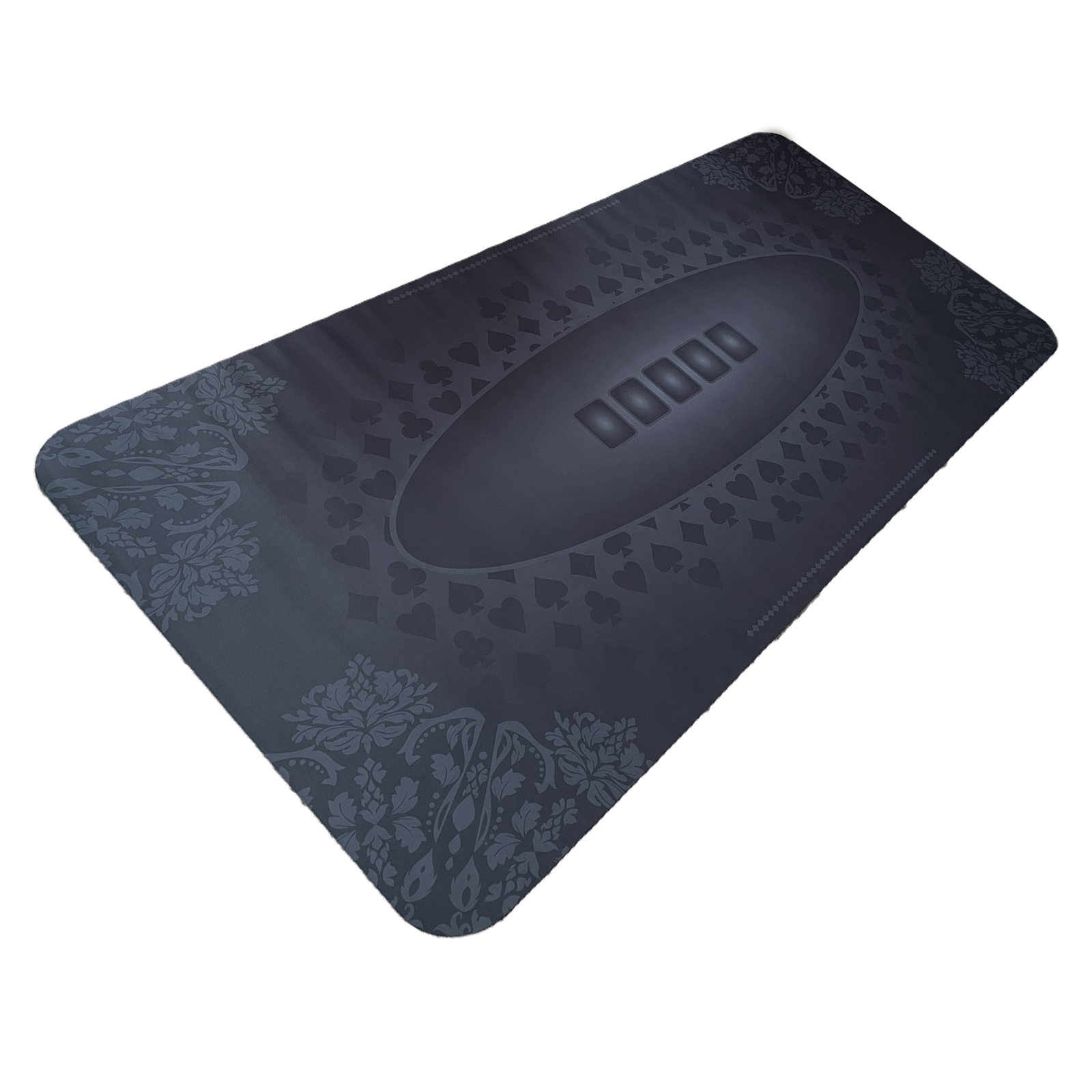 Poker Mat Deluxe Black 220x100 | Poker Merchant