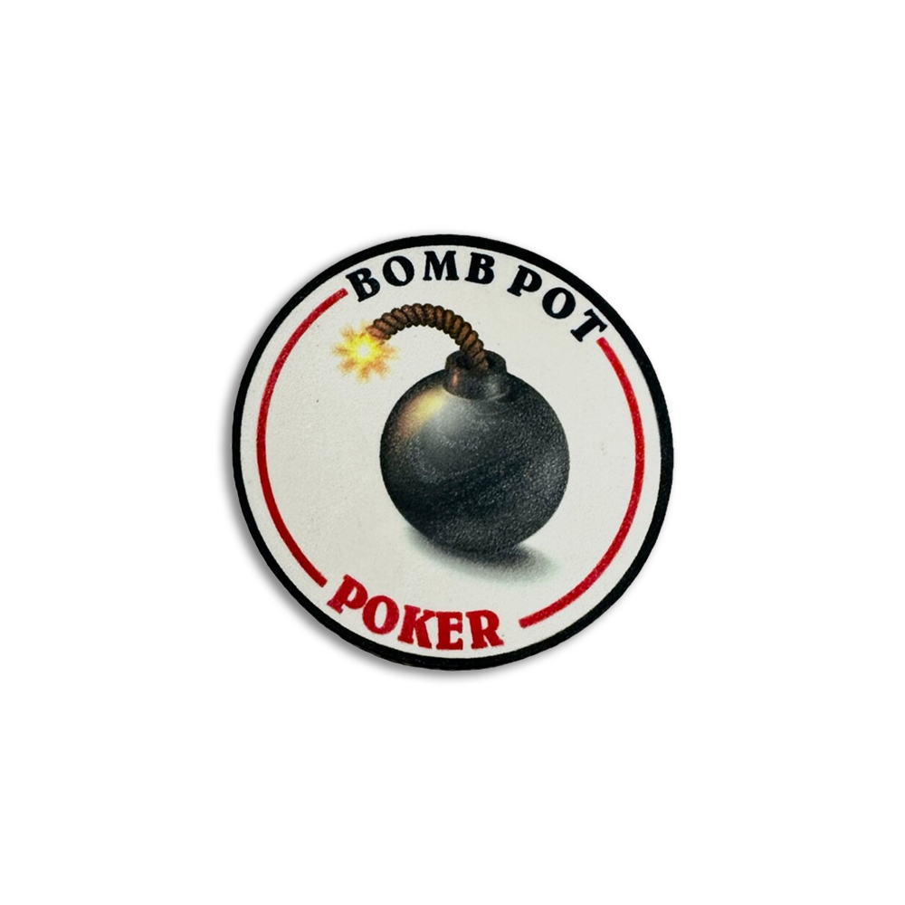 Ceramic Bomb Pot Button 48mm | Poker Merchant