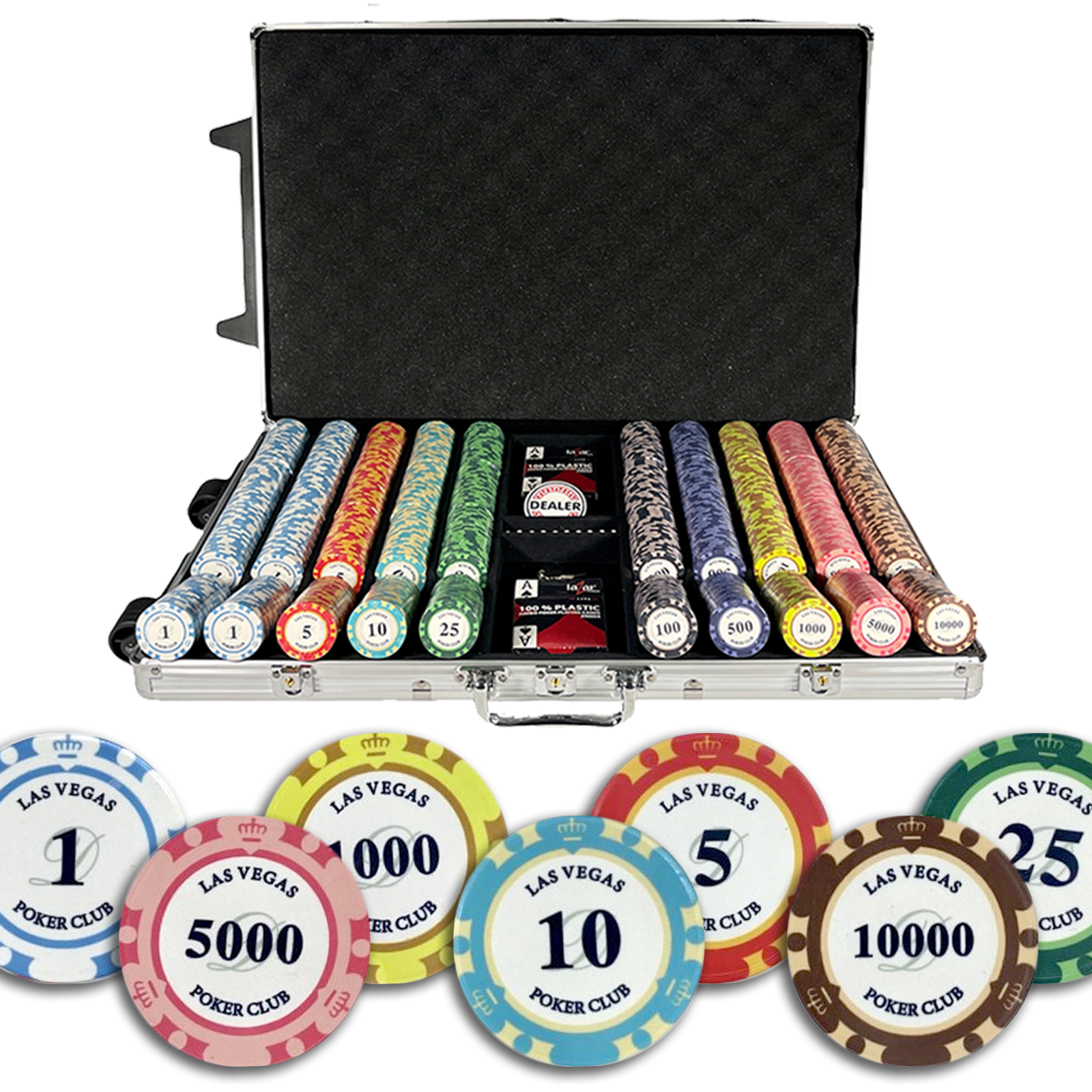 Poker Set Las Vegas Poker Club Cash Game 1000