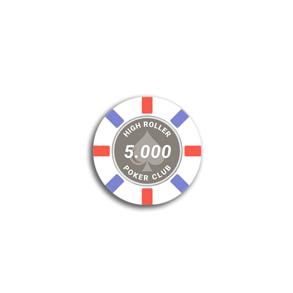 High Roller Poker Chip 5000 | Poker Merchant