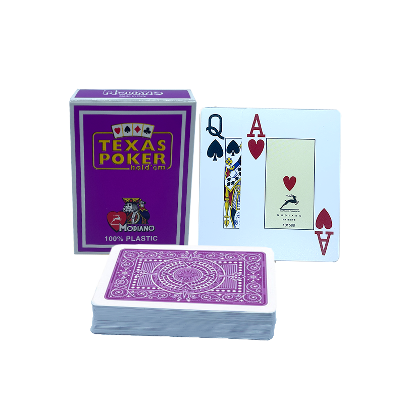 Modiano Poker Cards Plastic Purple 2 Index | Poker Merchant