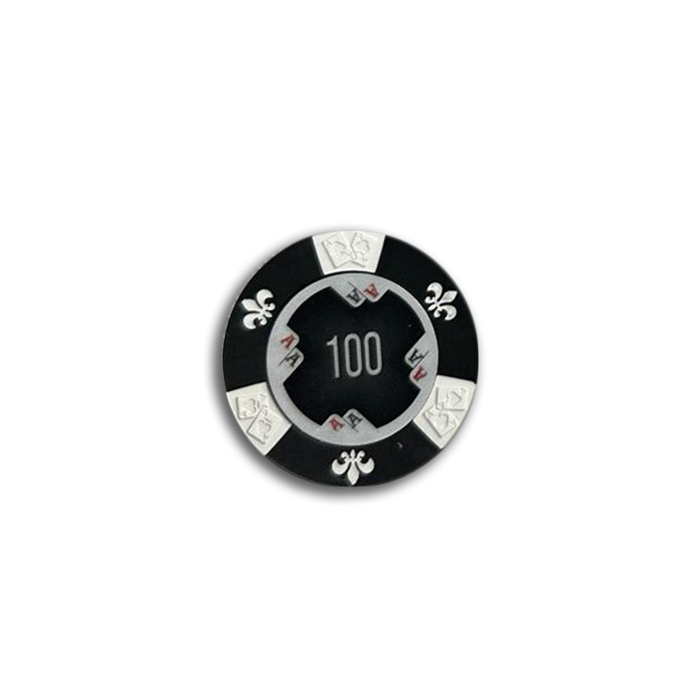 Aces Poker Chip 100 | Poker Merchant