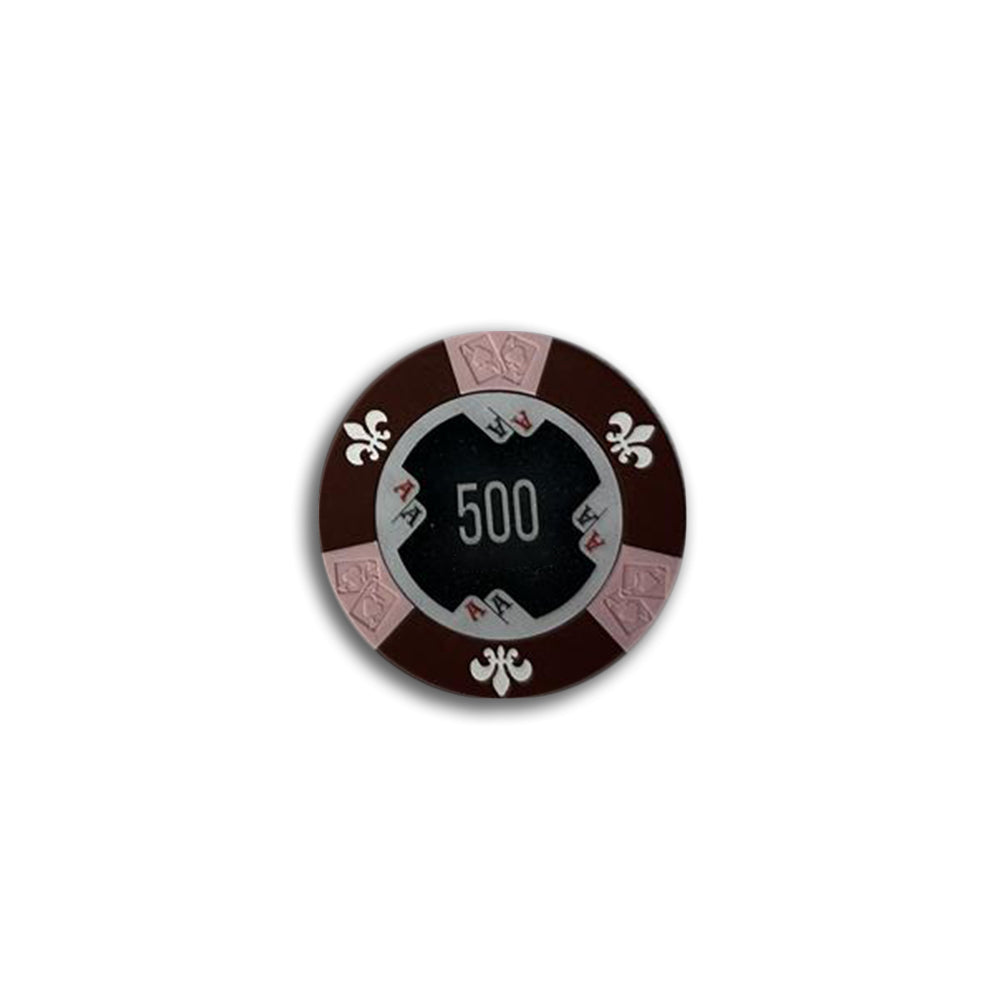 Aces Poker Chip 500 - Poker Merchant
