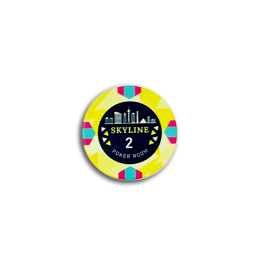 Skyline Ceramic Poker Chip 2 | Poker Merchant