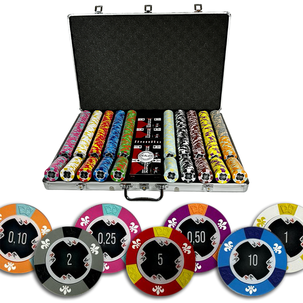 Poker Set 1000 Chips – Large Games, In Stock