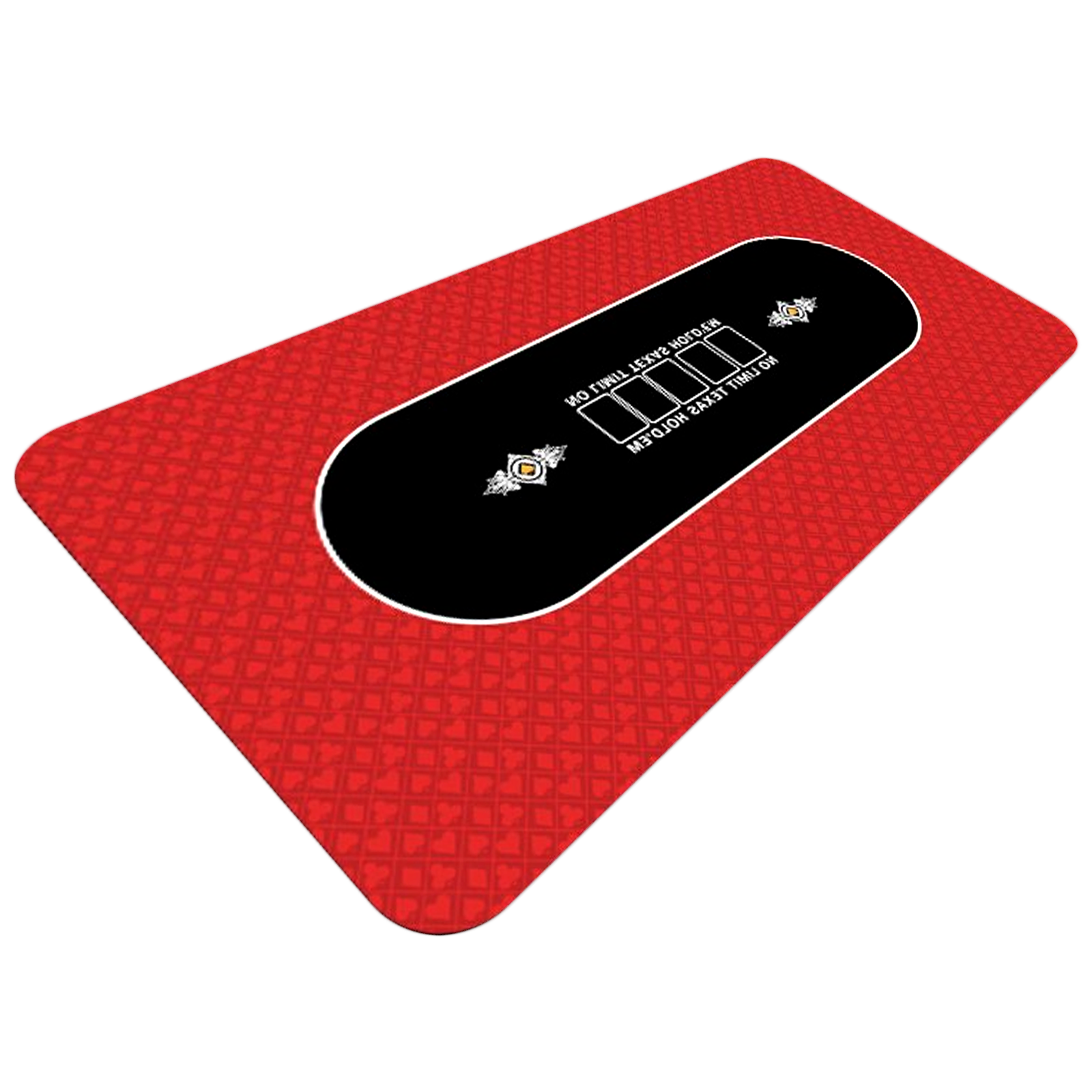 Poker Mat Luxury Red 180x90 | Poker Merchant