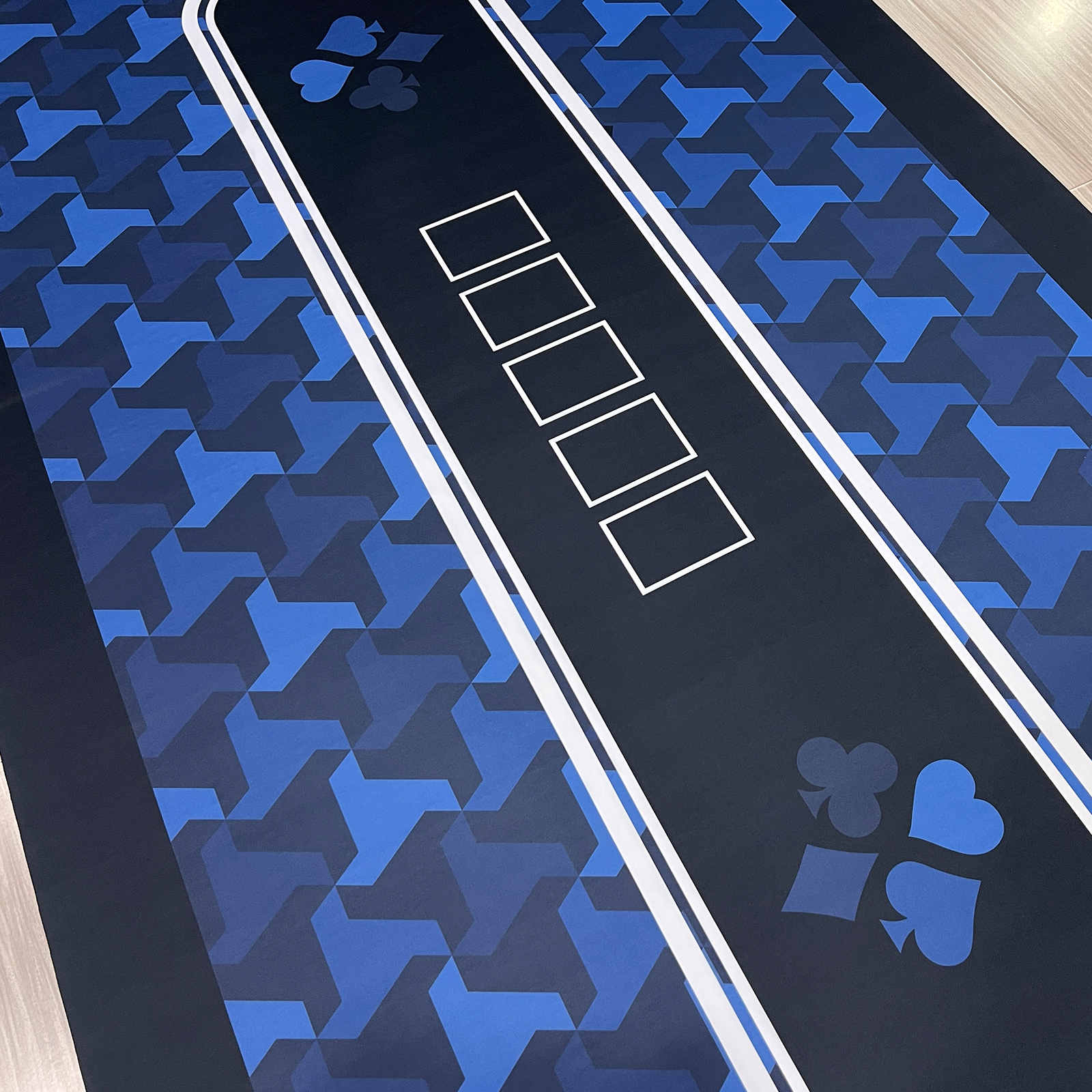 Poker Mat Prestige Blue 140x70 | Poker Merchant
