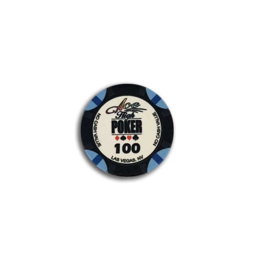 WSOP Ace High Poker Chip 100 | Poker Merchant